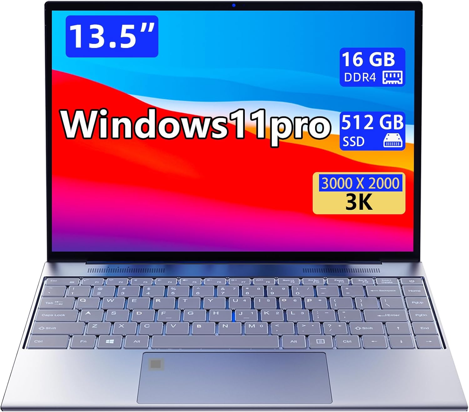 Amazon.com: Morostron Win11 Laptop, 13.5" (3000 x 2000) IPS Display ...