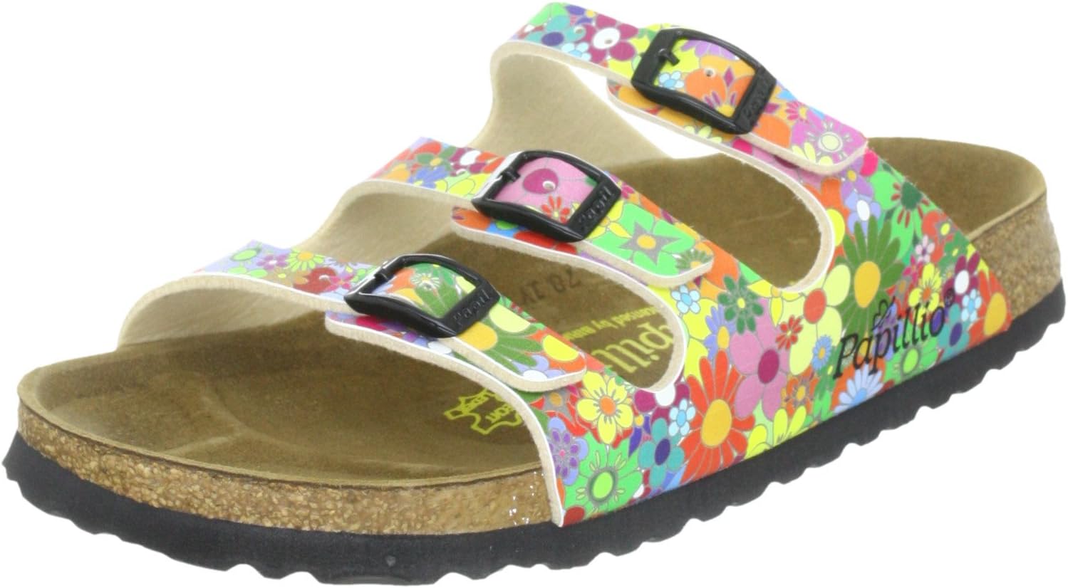 Papillio Florida Hippie Flowers Multi Clogs and Mules Womens Red Rot ...