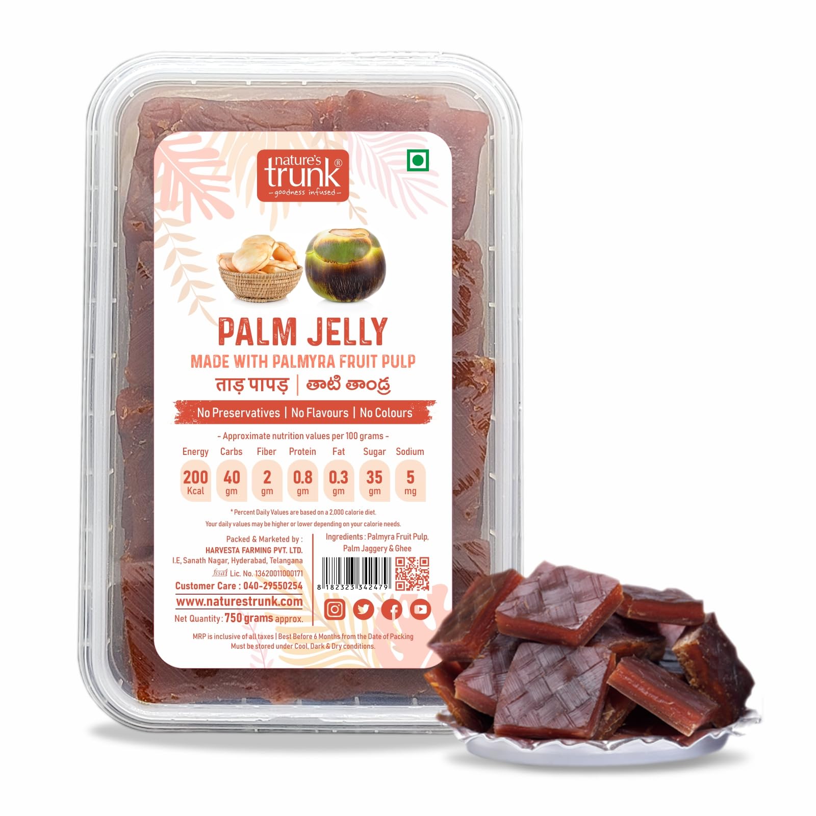 Nature's Trunk - Palm Jelly | Thati Thandra, Palmyra Fruit Jelly ...