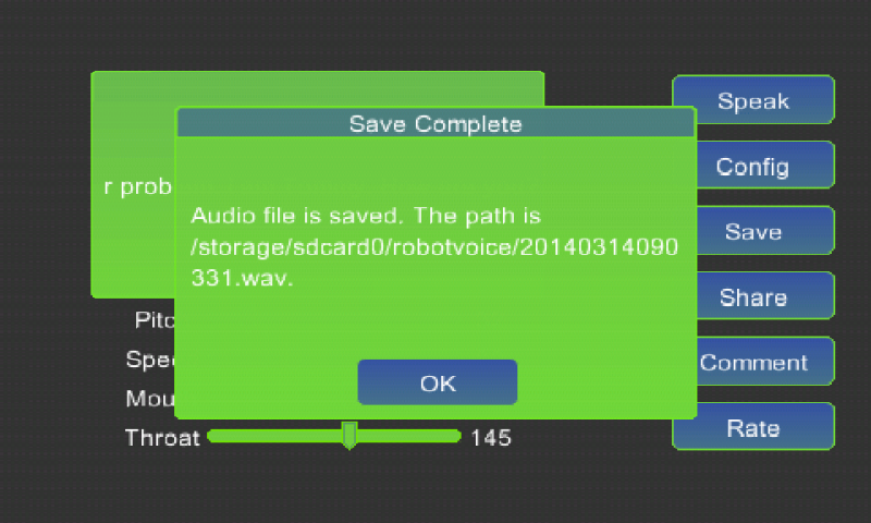 Robot Voice Message : Robot TTS - App on Amazon Appstore