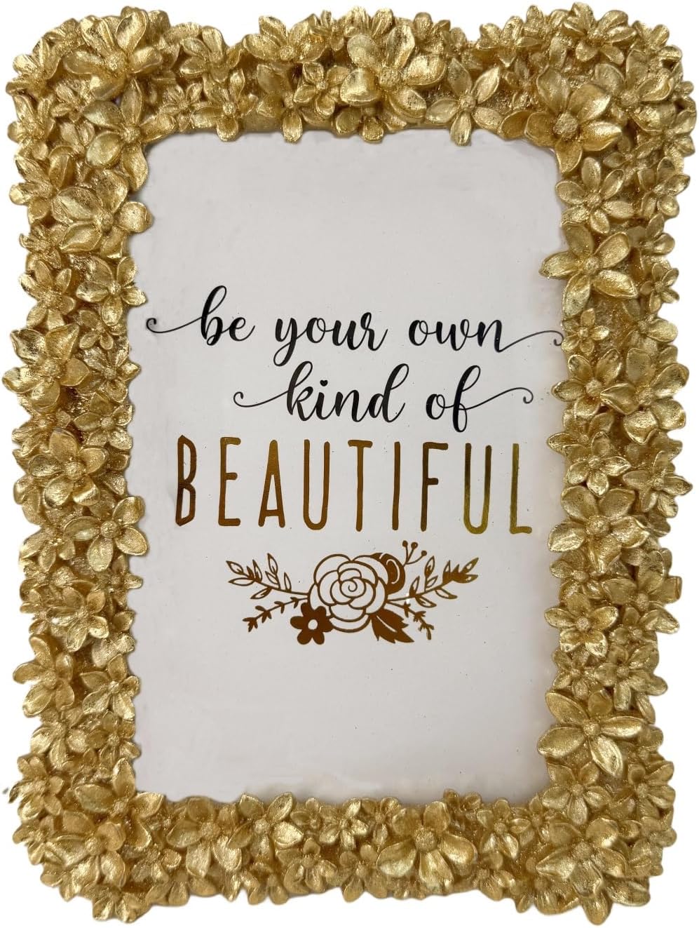 Amazon.com - JAZPlayer 4x6 Picture Frame, Vintage Photo Frame Pale Gold ...