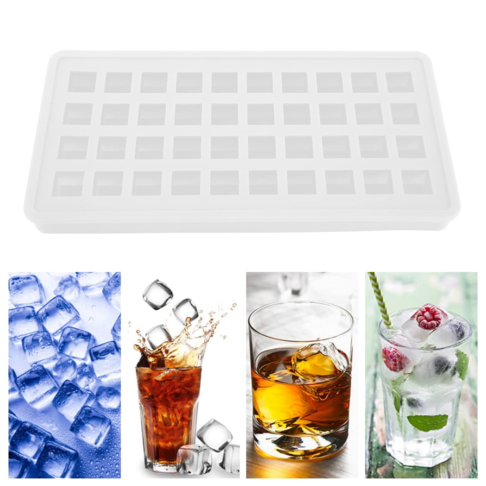 Snapklik.com : Ice Cubes Maker, Ice Cubes Mold Not Deform Recyclable ...