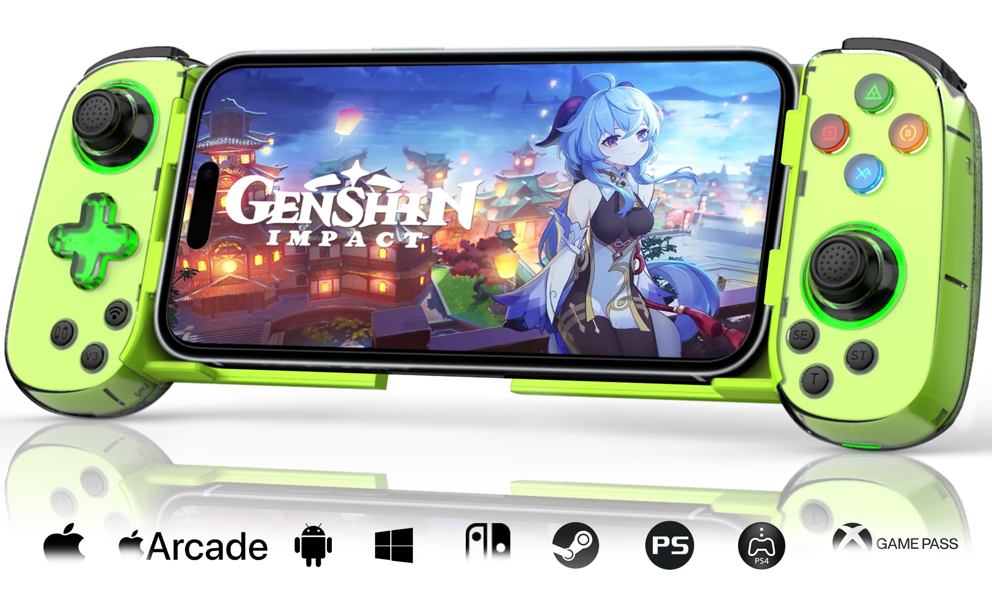 Amazon.com: Phone Game Controller for iPhone/Android/PC/Switch, Play ...