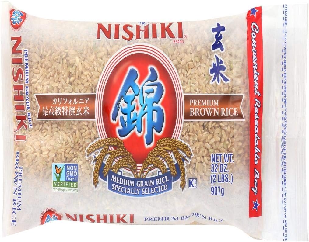 Amazon.com : Nishiki Brown Rice, 32-Ounce Bags (Pack of 12) : Basmati ...