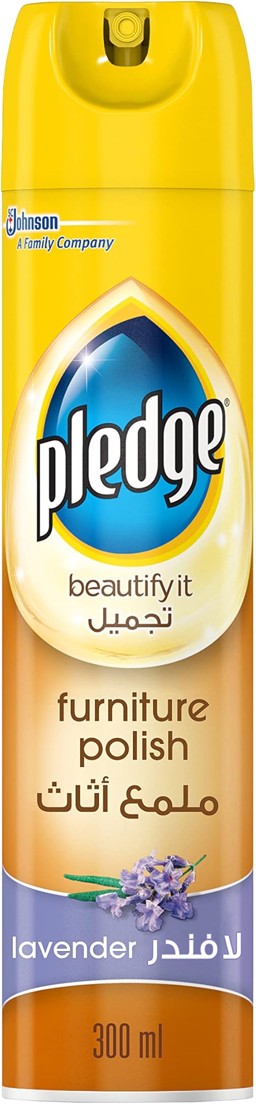 Pledge Beautify It Furniture Polish Spray, Lavendar Scent, 300ml: Buy ...