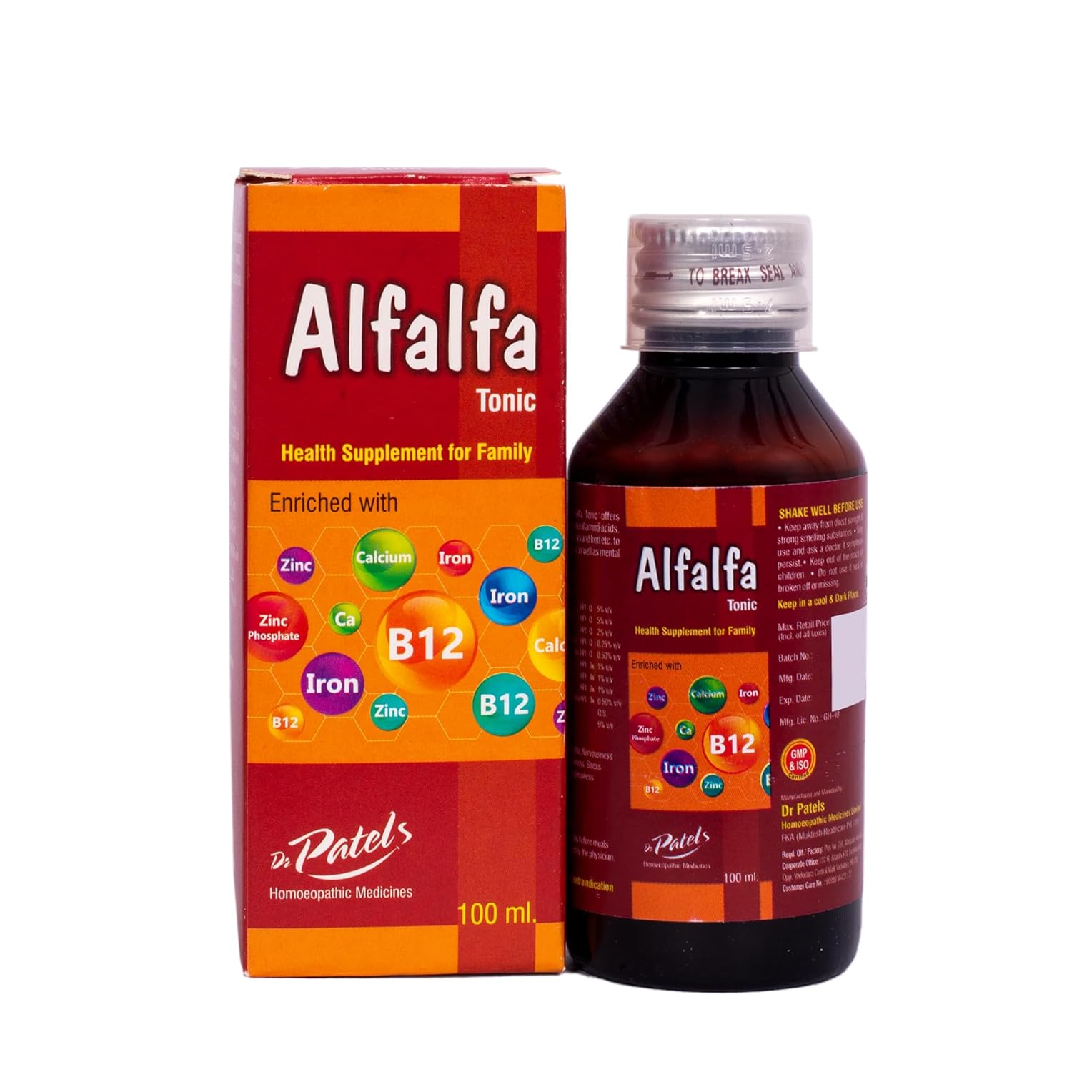 Dr. Patel's Homeopathic Alfalfa B12 Syrup | A Health Tonic that ...
