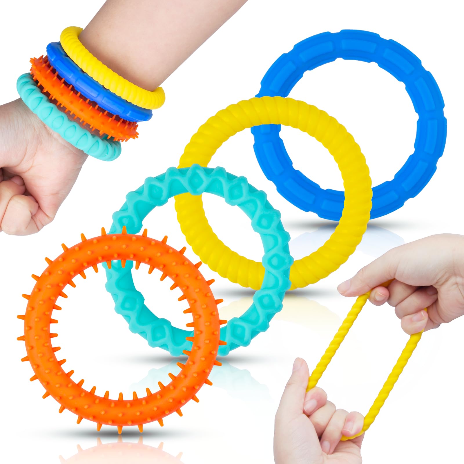 Amazon.com: APLIST Stretchy Sensory Fidget Toys for Kids: 4 Pack ...