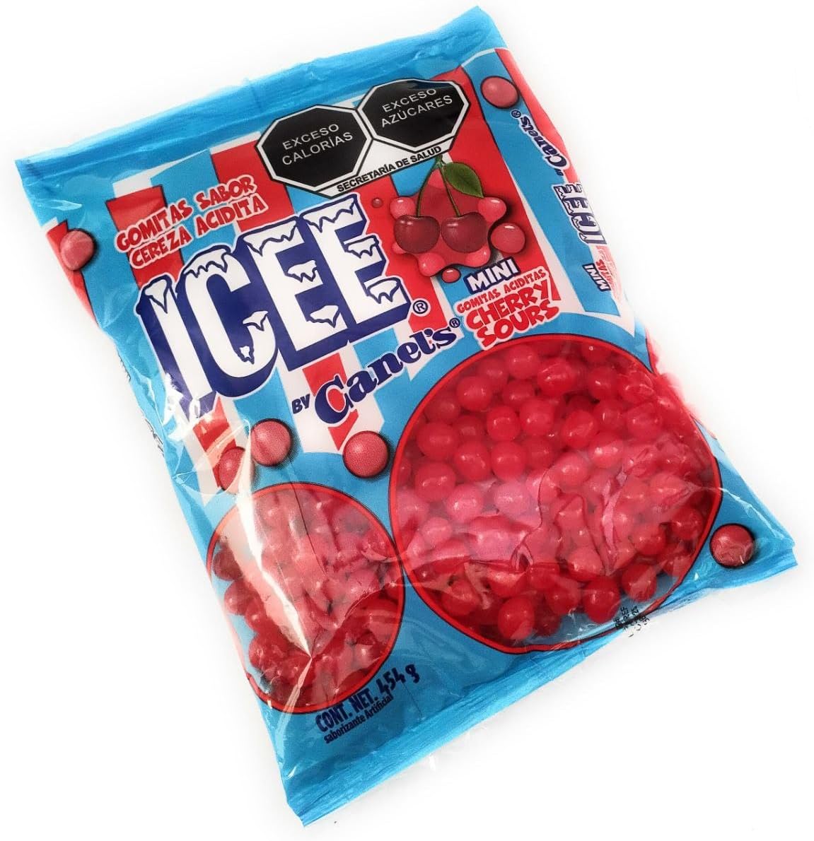 Gomitas Mini Cherry Sours ICEE Canel's. Sabor Cereza Acidita. Bolsa de 454 gramos. : Amazon.com ...