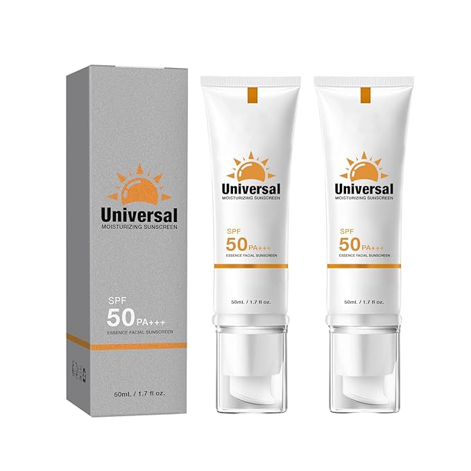 Amazon.com: 2Pcs Tinted Sunscreen for Face SPF 50,Universal Protector ...