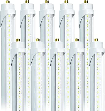 ONLYLUX T8 8ft LED Bulbs, 8 ft Tubes Light, F96T12 Led Replacement 8 ...