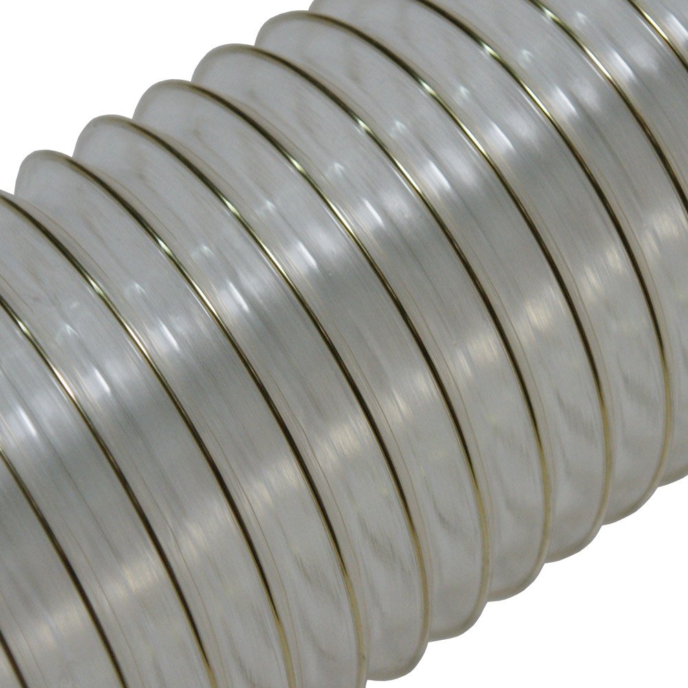 Snapklik.com : Rubber-Cal 01-W102-4 PVC Flexduct Light Duty Duct Hose
