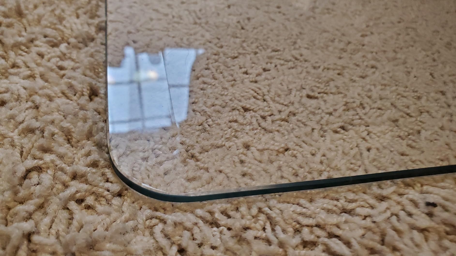 Amazon.com : Glass Chair Mat, Crystal Clear, 36 X 48 Inch, Heavy Duty ...