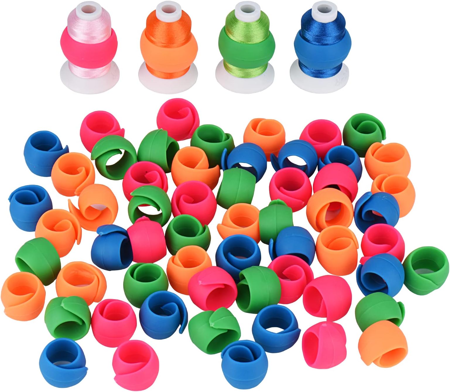 Amazon.com: Simthread Embroidery Thread Holder 63pcs [Keep Thread Spool ...