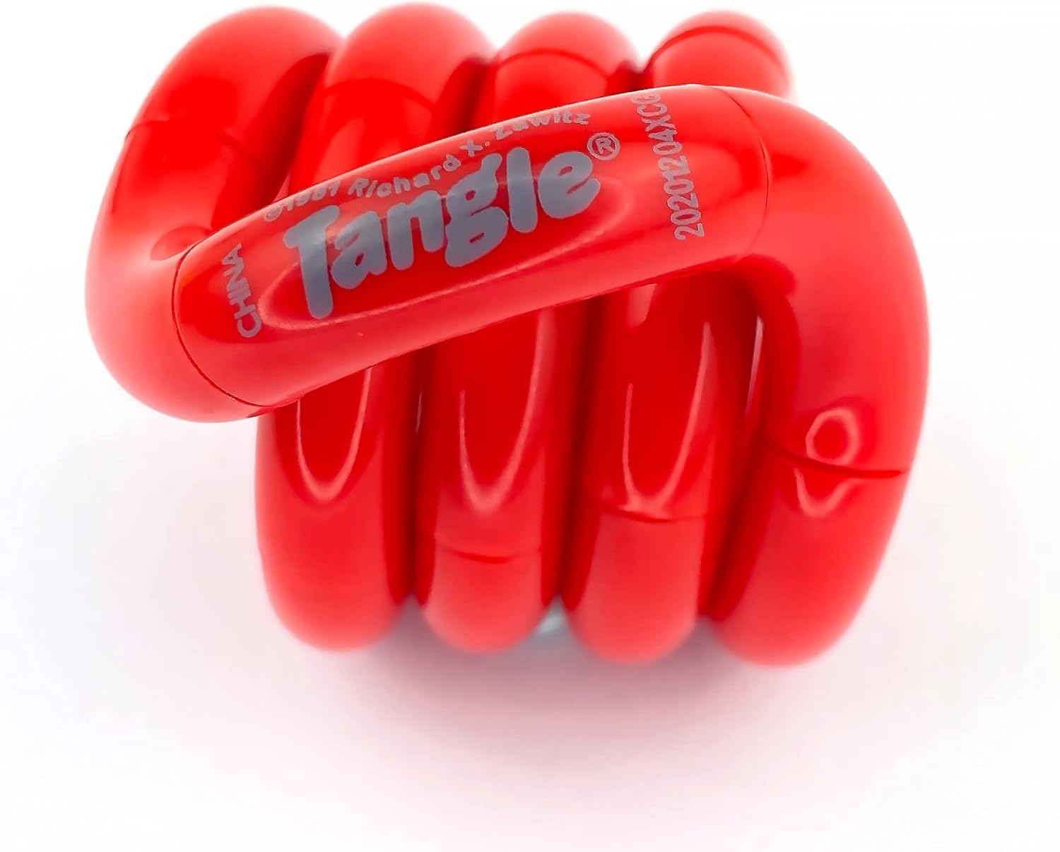 Tangle Jr. Solid Red – Genuine Tangle Fidget – Fidget Toy for Kids and ...