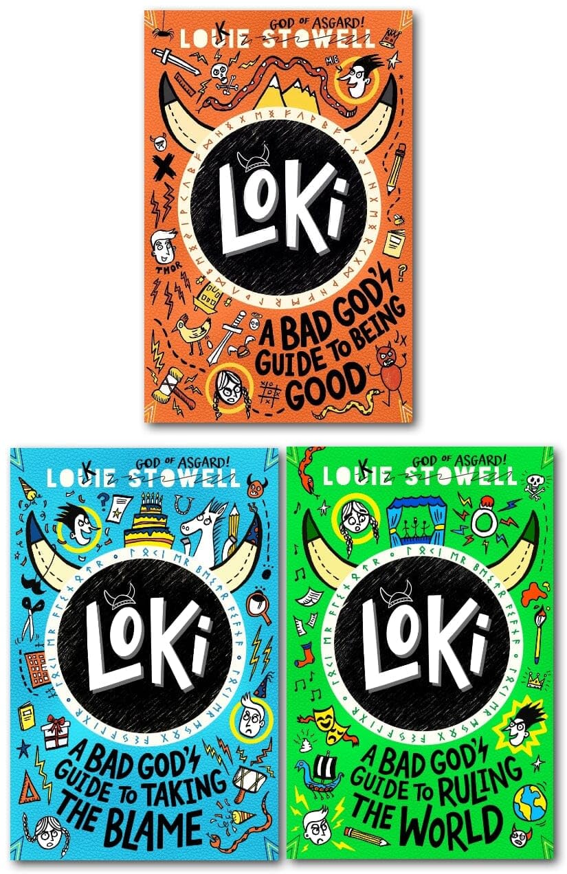 Buy Loki: A Bad Gods Guide Series By Louie Stowell 3 Books Collection ...