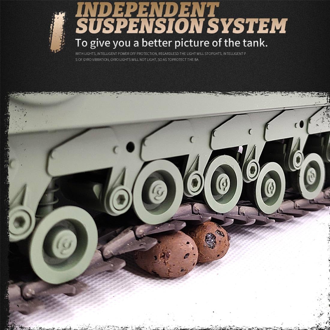 Snapklik.com : MakerTopia Remote Control Tank,1:16 2.4G RC Military ...