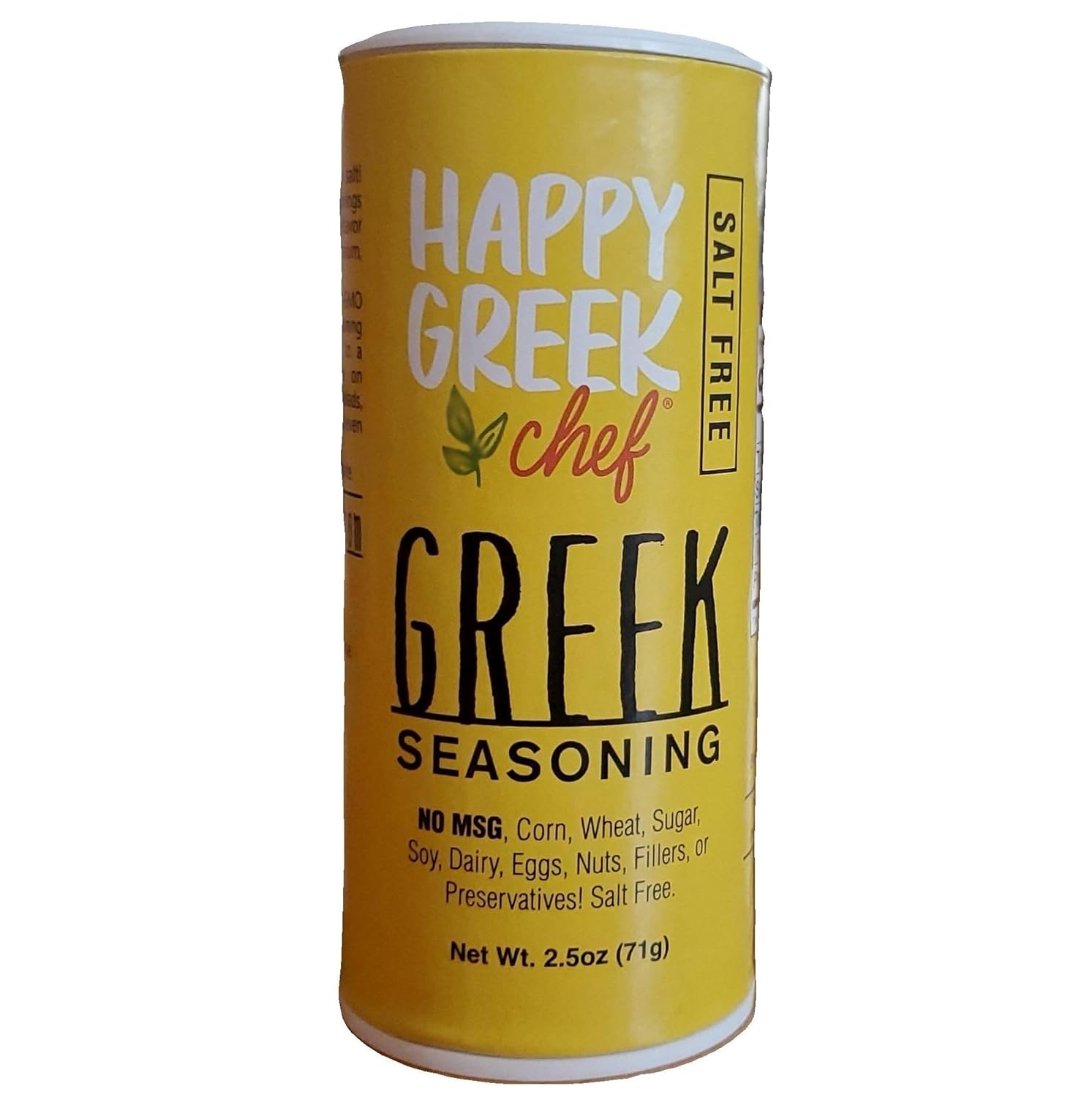 Amazon.com : Happy Greek Chef SALT FREE All Purpose Greek Seasoning ...
