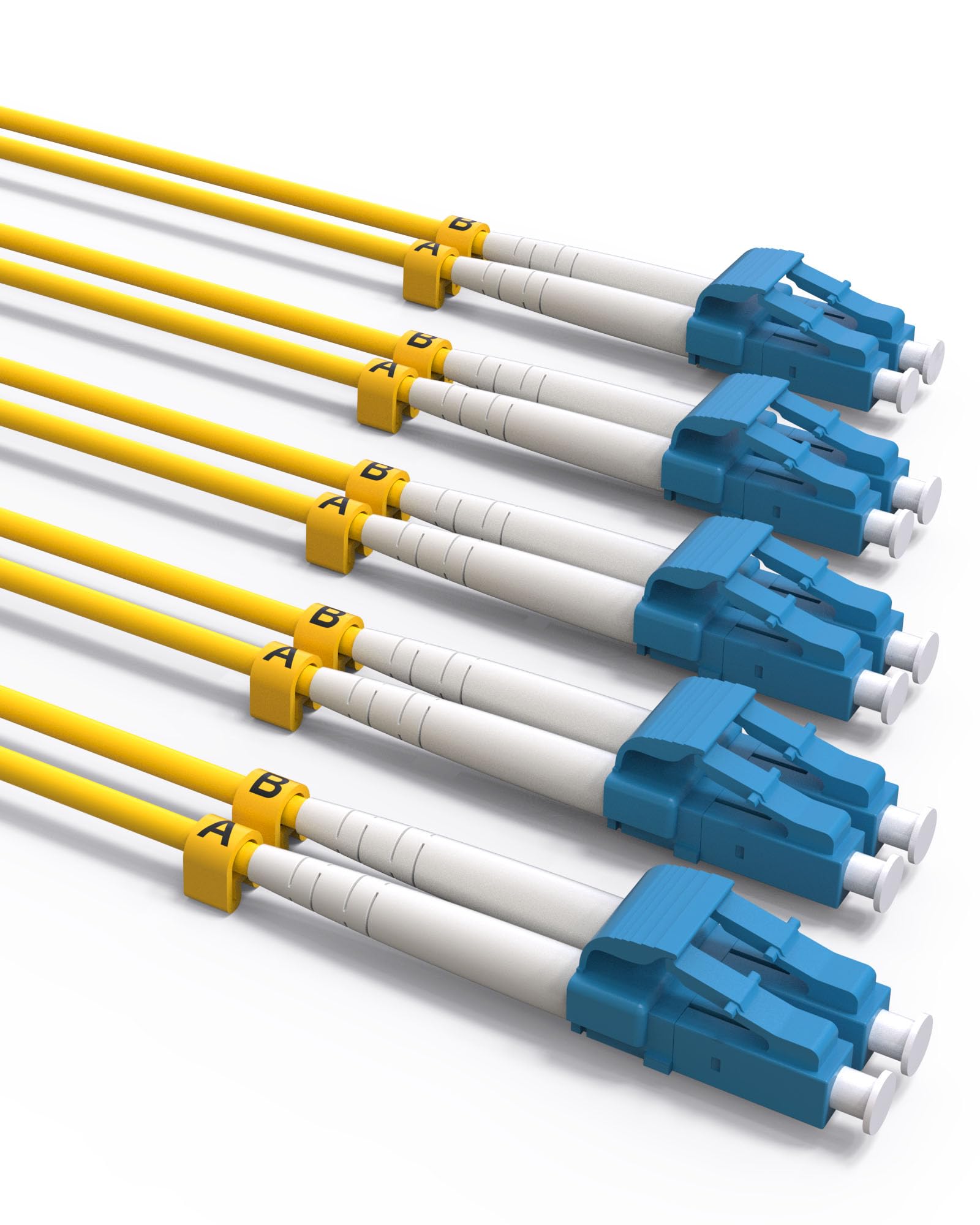 Snapklik.com : VANDESAIL 5 Pack LC To LC Single Mode Fiber Patch Cable ...