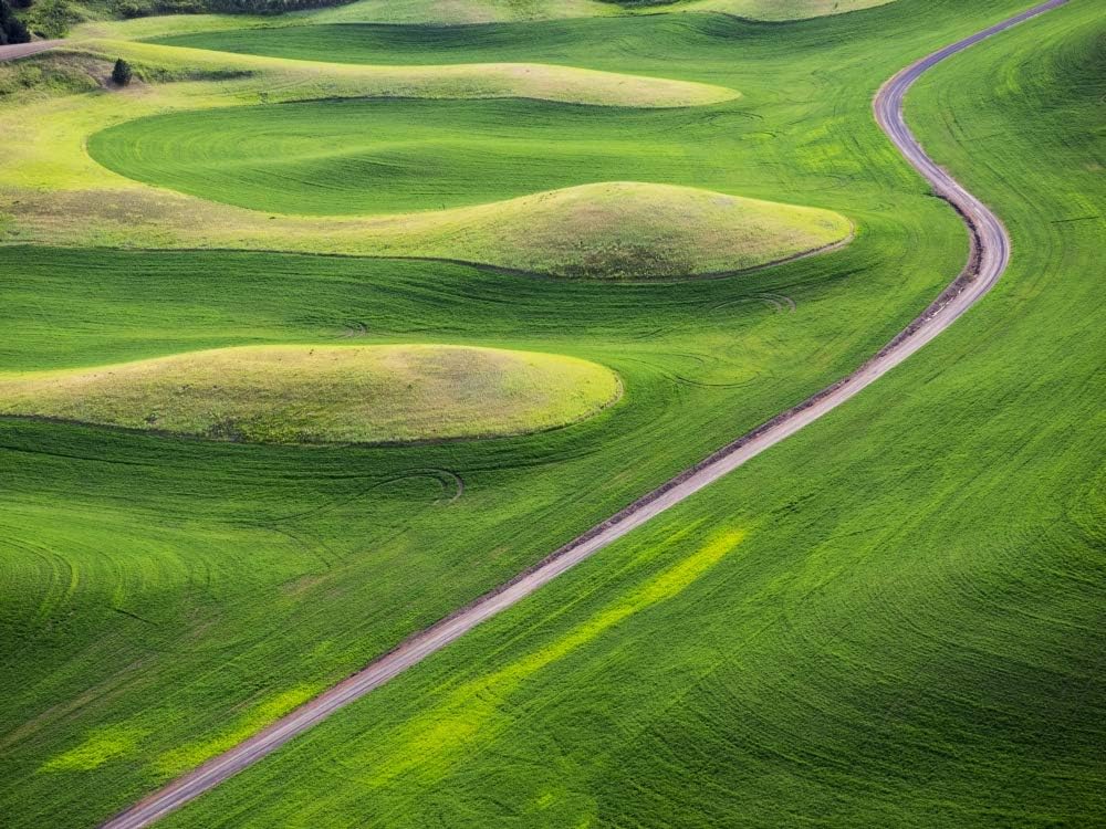 USA, Washington State. Aerial of Palouse Region. Poster Print by Terry ...