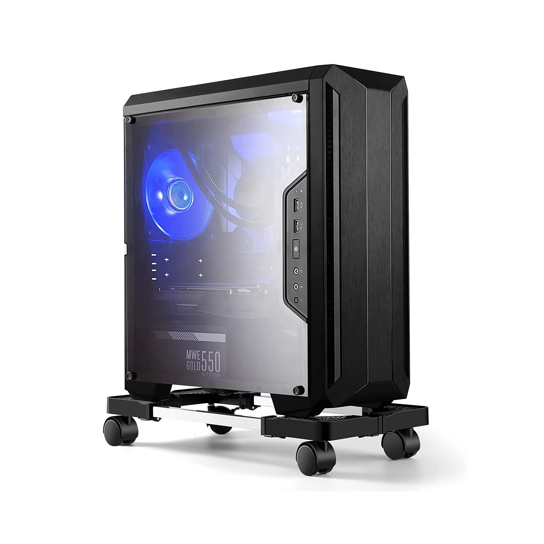Buy Hmseng Computer Tower Stand Adjustable Mobile CPU Stand With 4 Buy Hmseng Computer Tower Stand Adjustable Mobile CPU Stand With 4
