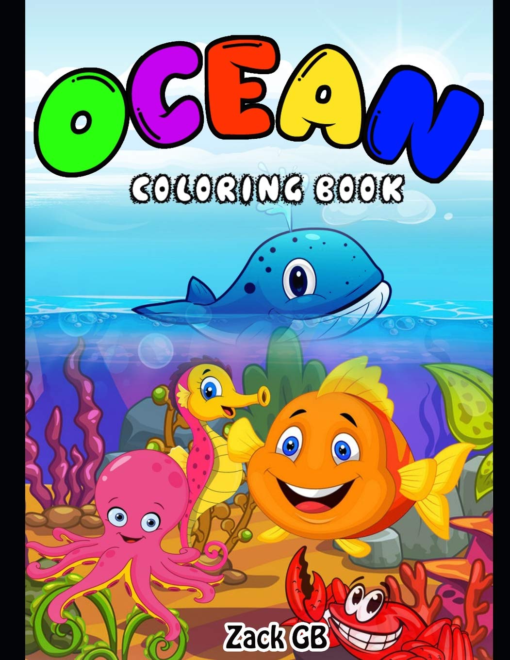 Buy Ocean Coloring Book: Adult Coloring Book Fish Relax and Rewind ...