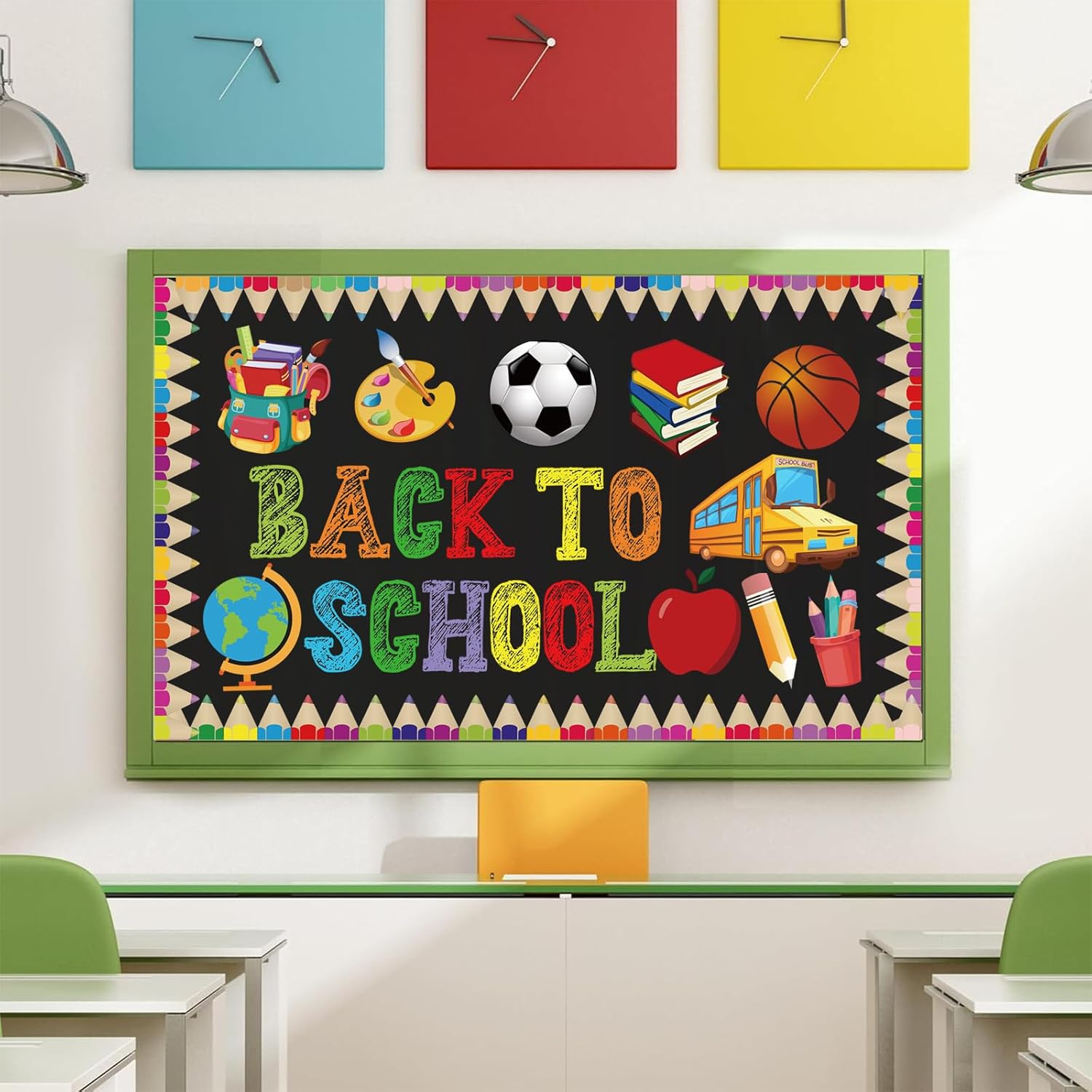 Retour à l'école Salle de classe Bulletin Board Maroc | Ubuy