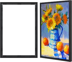 Amazon.com - Americanflat 24x36 Canvas Floating Frame with Adhesive ...