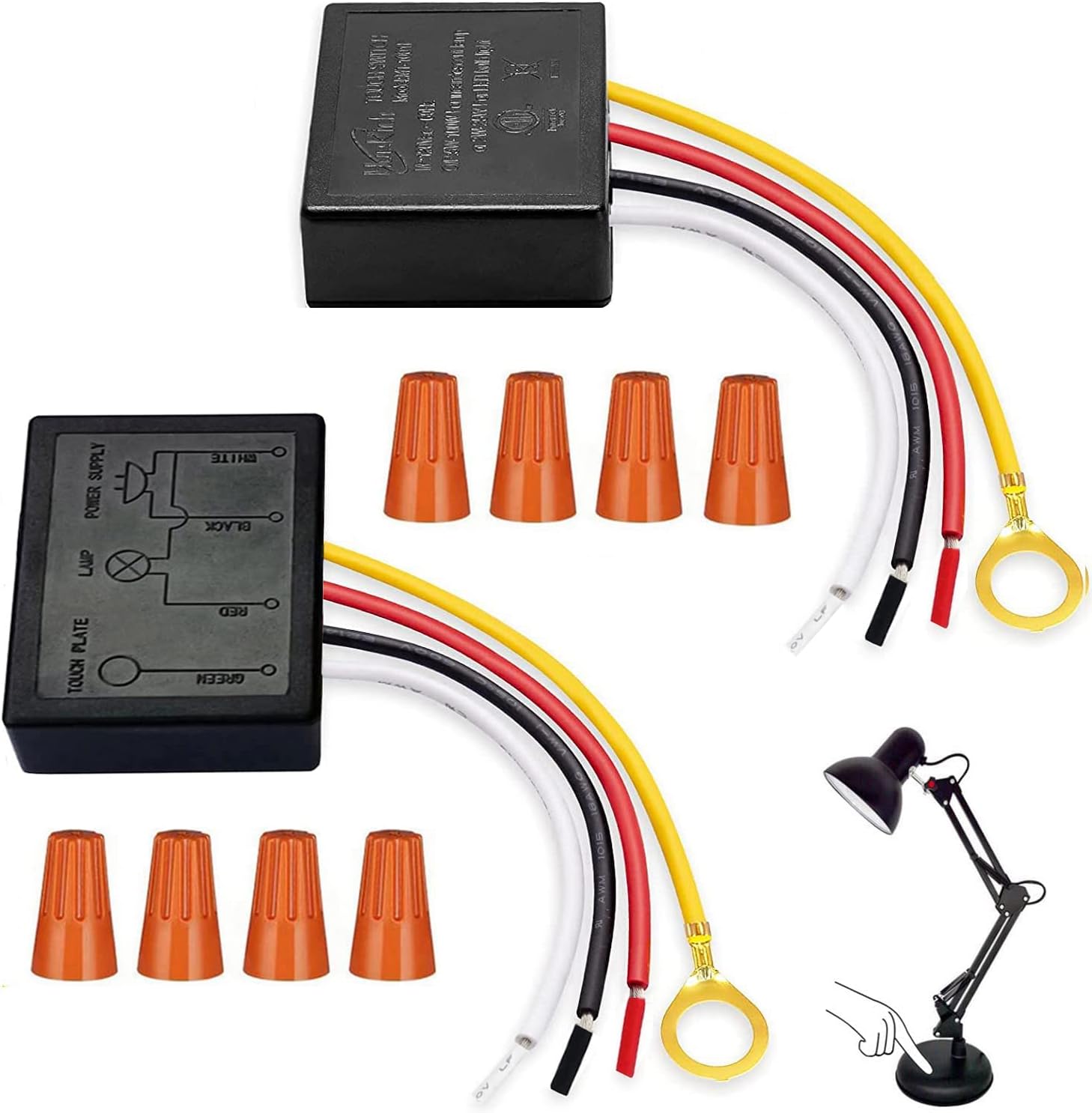 Buy 3 Way Touch Sensor Dimmer, Touch lamp Repair Kit Control Module ...