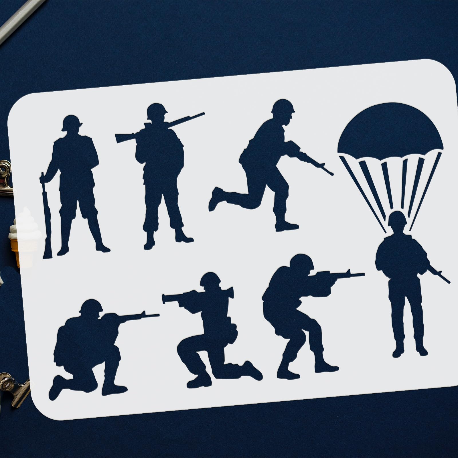 Toy Soldier Stencil