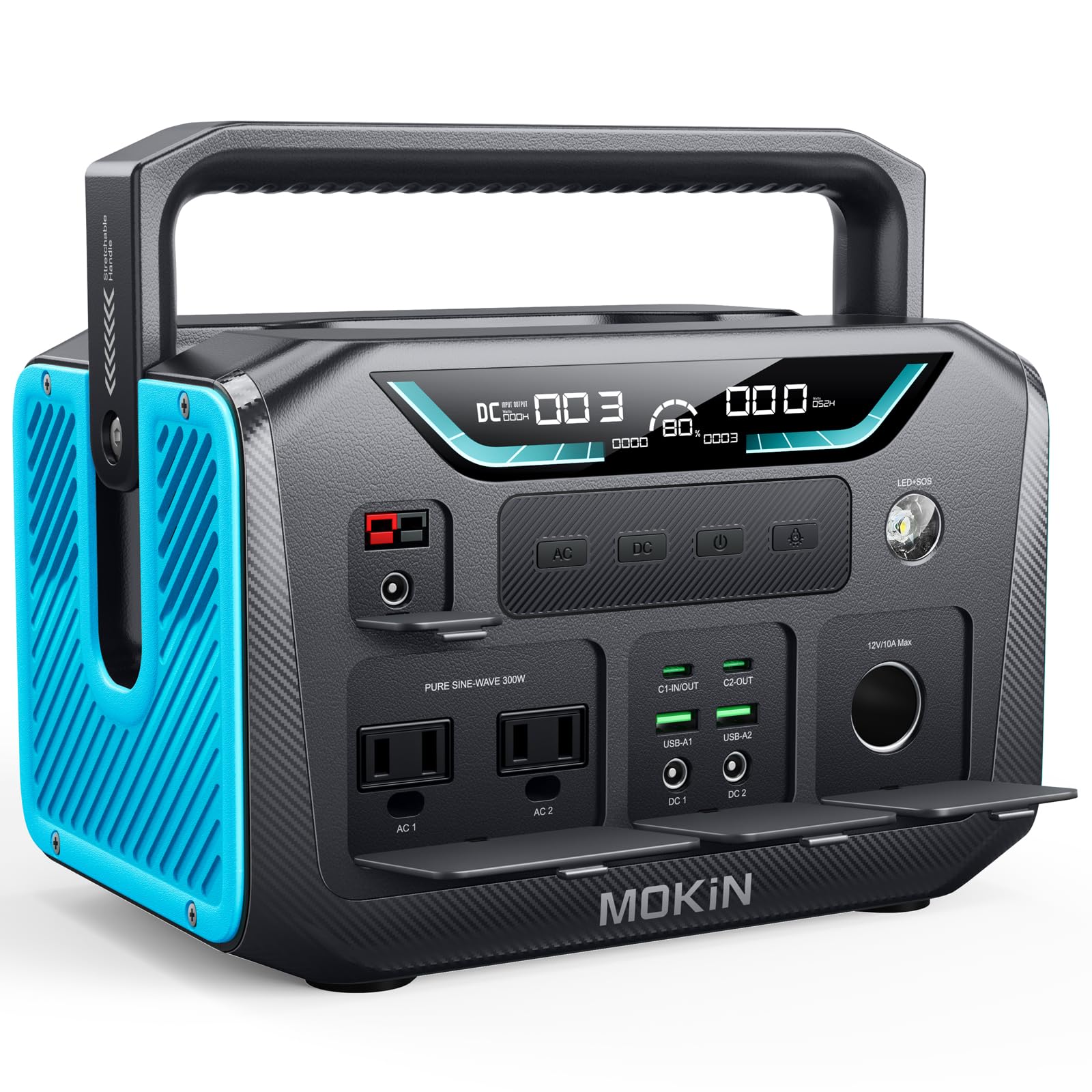 Snapklik.com : MOKiN Portable Power Station, 300W Outdoor Generator ...