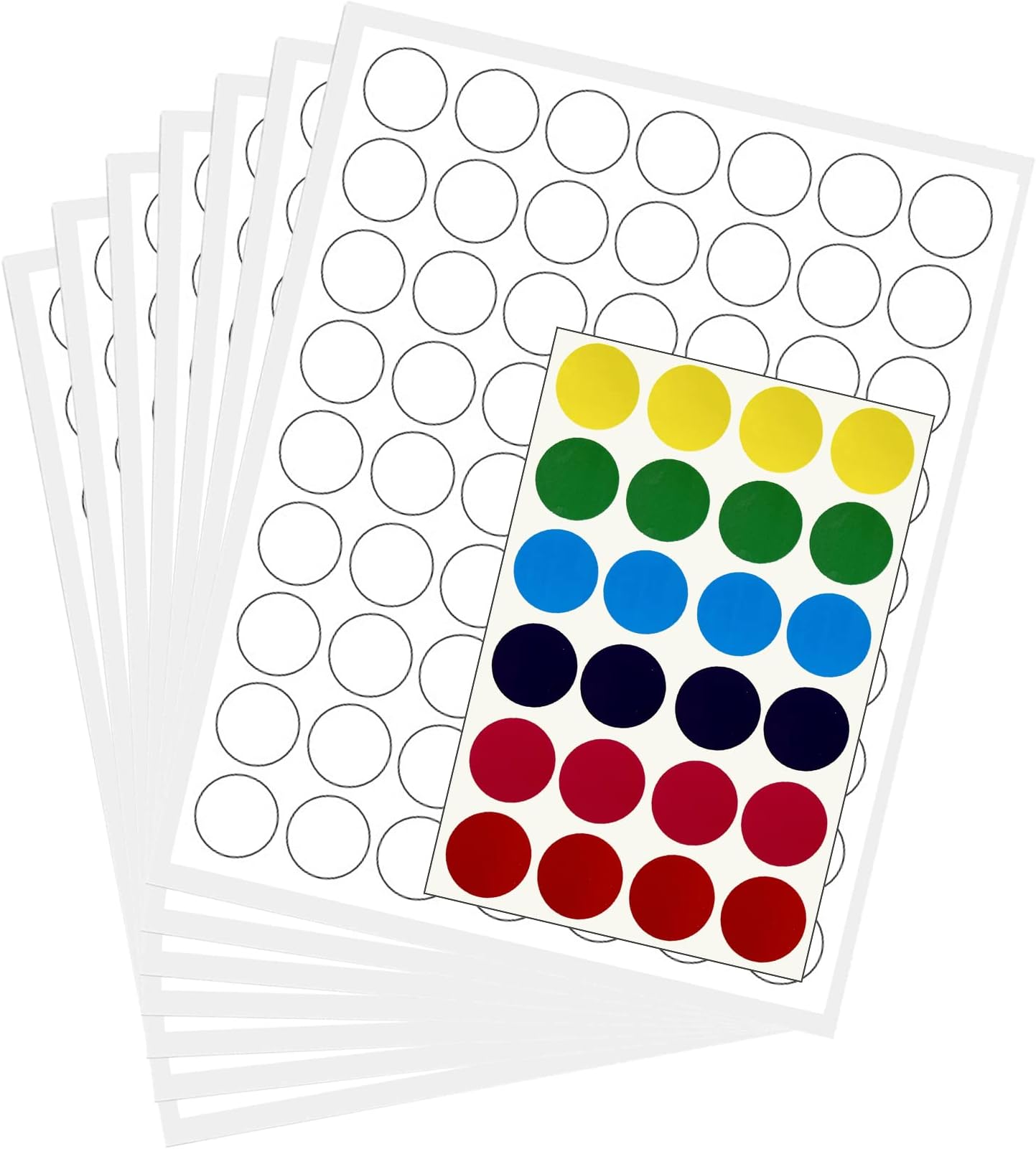 Amazon.com : Removable Labels Printable Sticker Paper Sheets for Inkjet ...