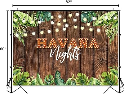 Mocsicka Havana Night Backdrop Rustic Wood Tropical Philippines | Ubuy