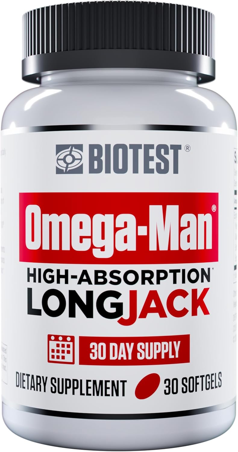 Amazon.com: Omega-Man 300mg LJ100 – Elevates Free Testosterone with ...