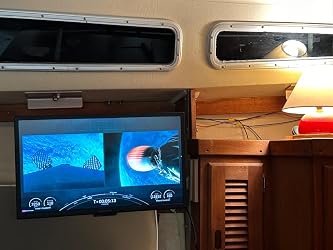 Amazon.com: Mount-It! Locking RV TV Mount with Dual Wall Plates & Quick ...