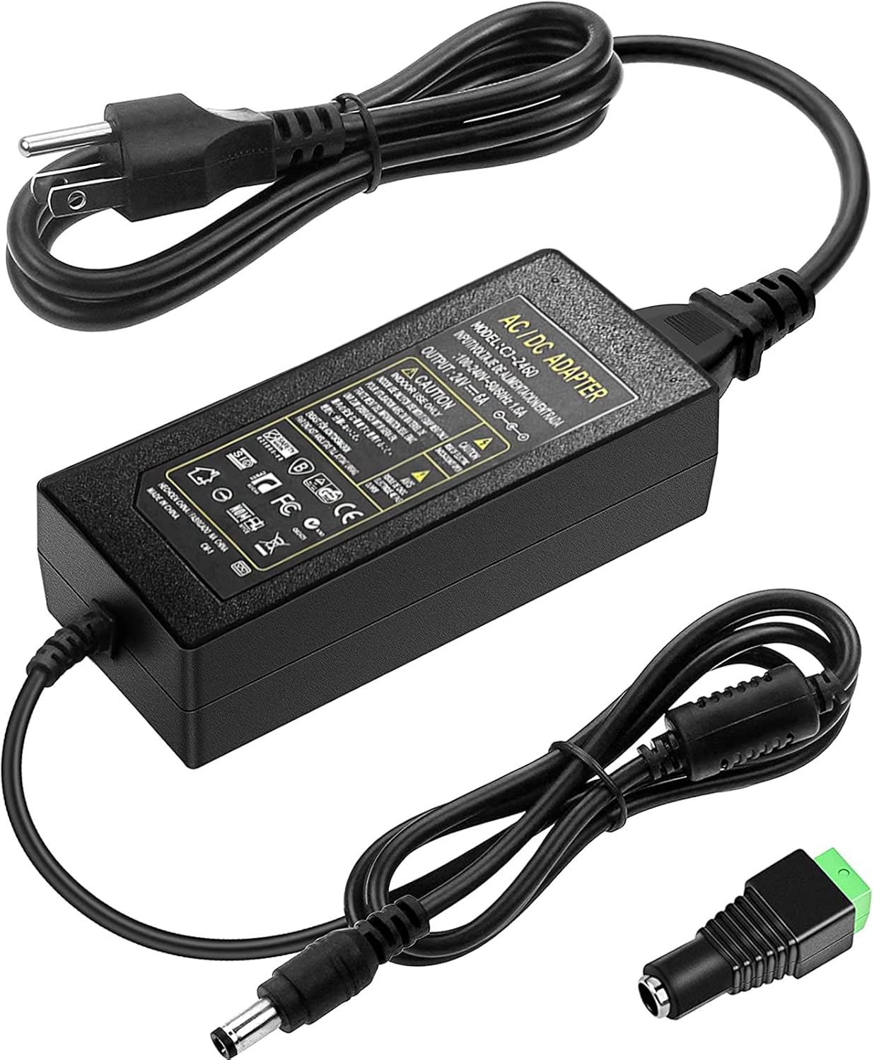 24V 6A Power Supply Adapter,100-240V AC to DC 24V 6A 144W Power Adapter ...