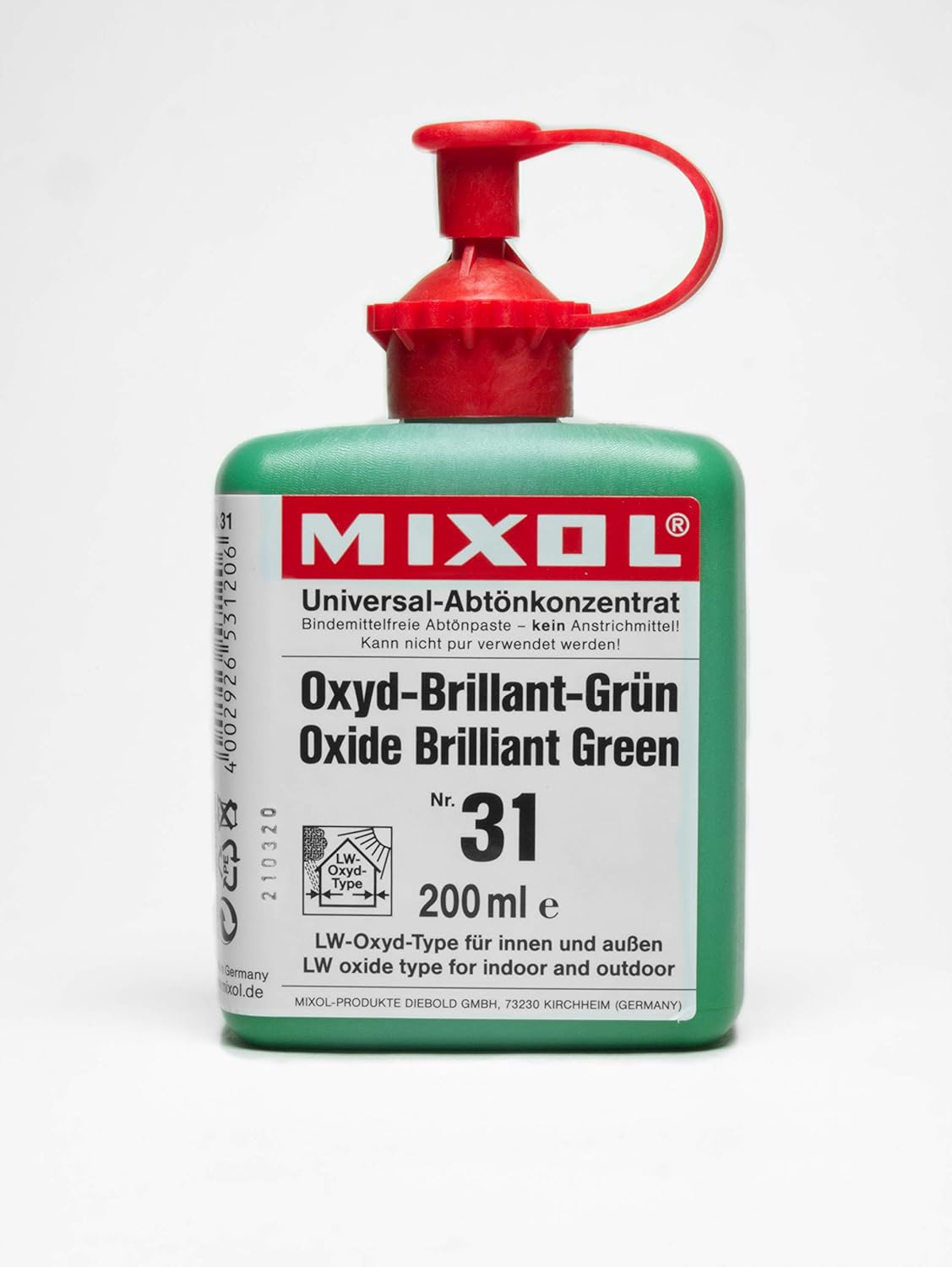 200ml Mixol Universal-Abtönkonzentrat # 31 Oxyd-Brillant-Grün ...