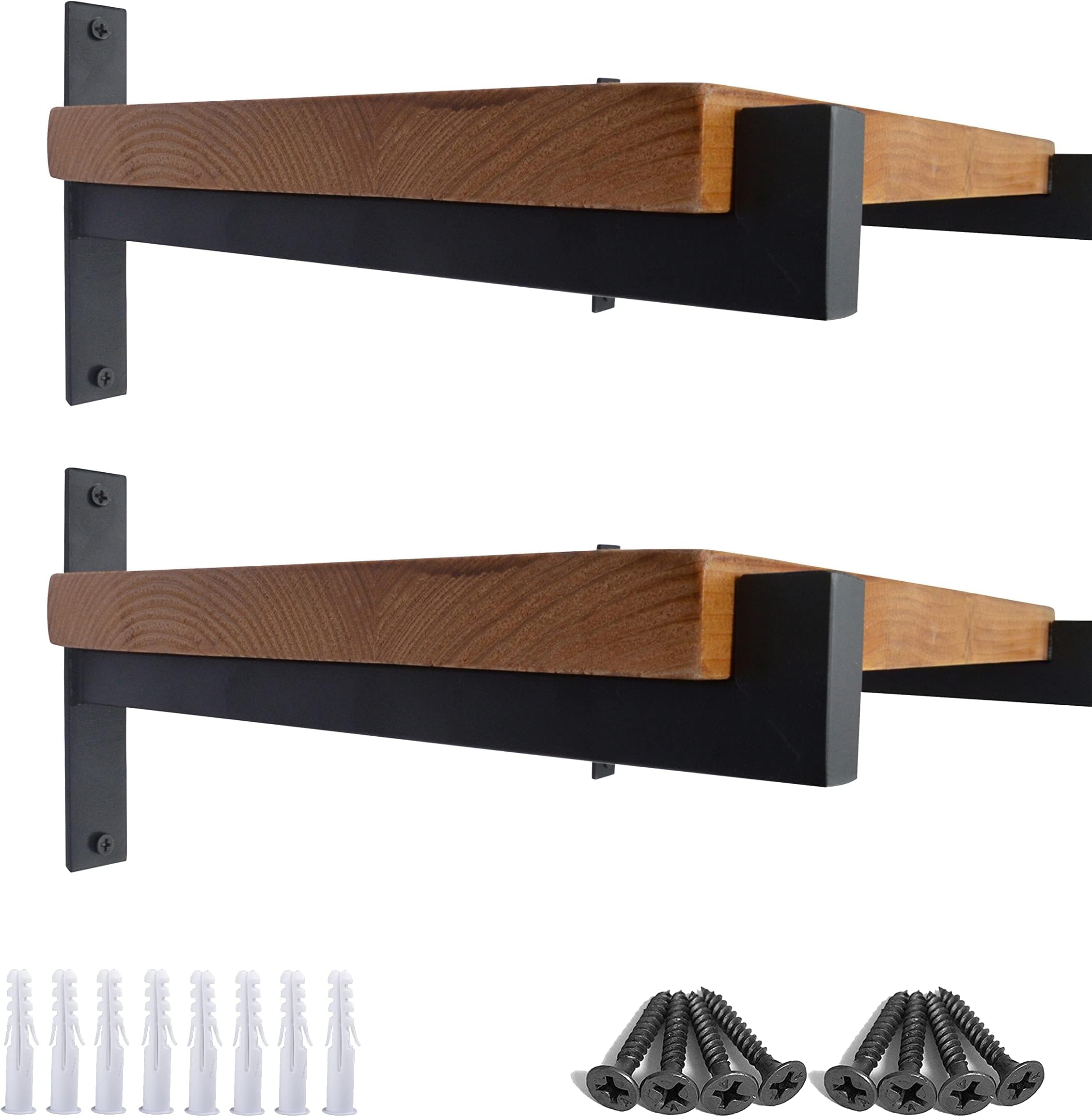 Amazon.com: 10 Inch Shelf Bracket Heavy Duty L Shelf Bracket 10 x 6 ...