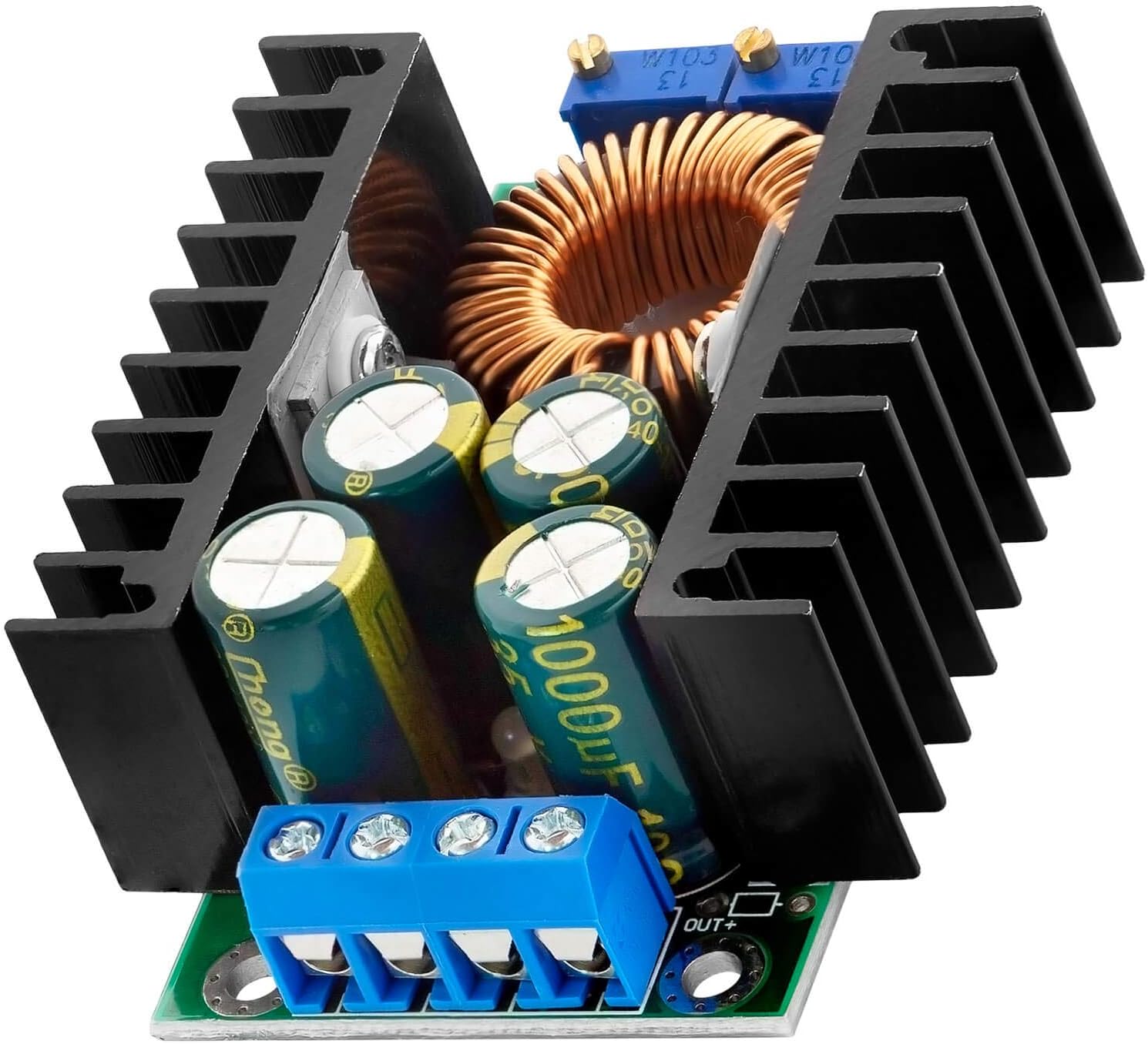 Hailege 5pcs XL4015 DC-DC Buck Converter Step Down Module 4~38V to 1.25 ...