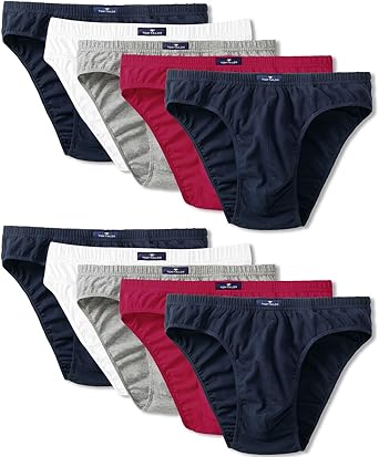 TOM TAILOR Men's mini briefs, pack of 10 at Amazon Men’s Clothing store