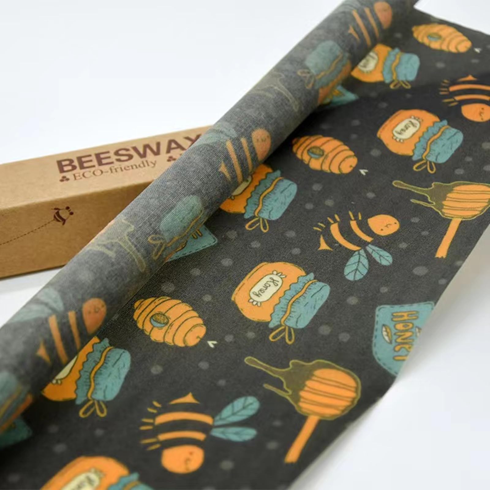 Beeswax Food Wrap, Reusable Washable Food Wrapping Paper, 39" x 13 ...