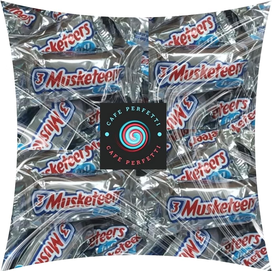 Amazon.com : 3 Musketeers Fun Size Milk Chocolate Bars, Bulk Pack Bag ...