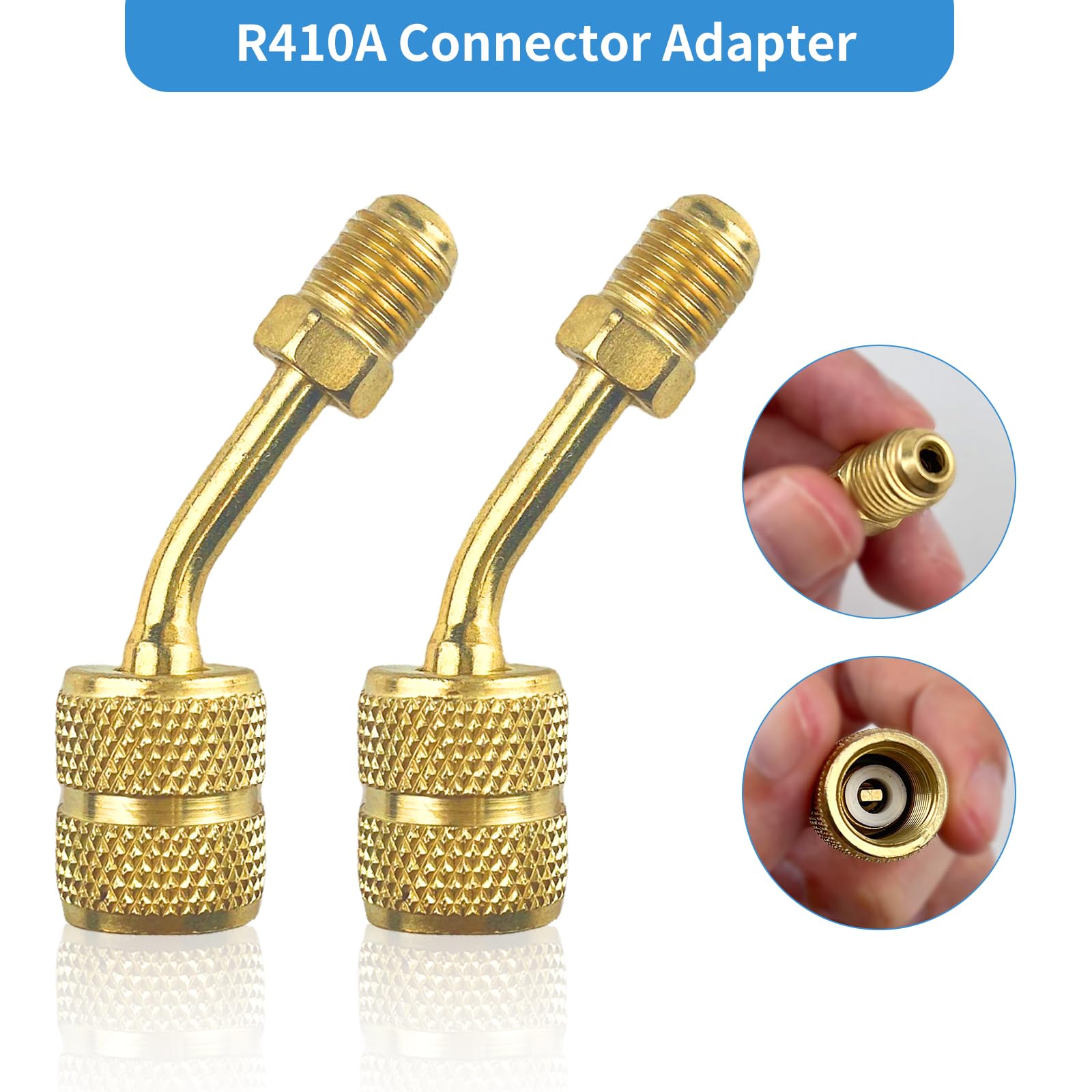 Snapklik.com : NEKPOKKA R410A Adapter Kit Refrigerant Connector ...