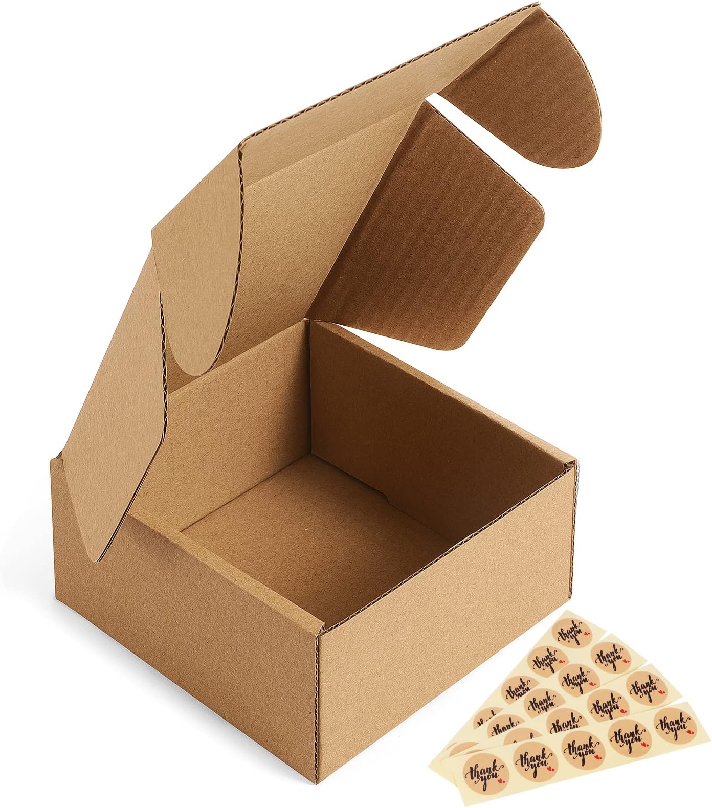 Amazon.com: 32 Pieces 4 Sizes Shipping Boxes Mailers Corrugated ...