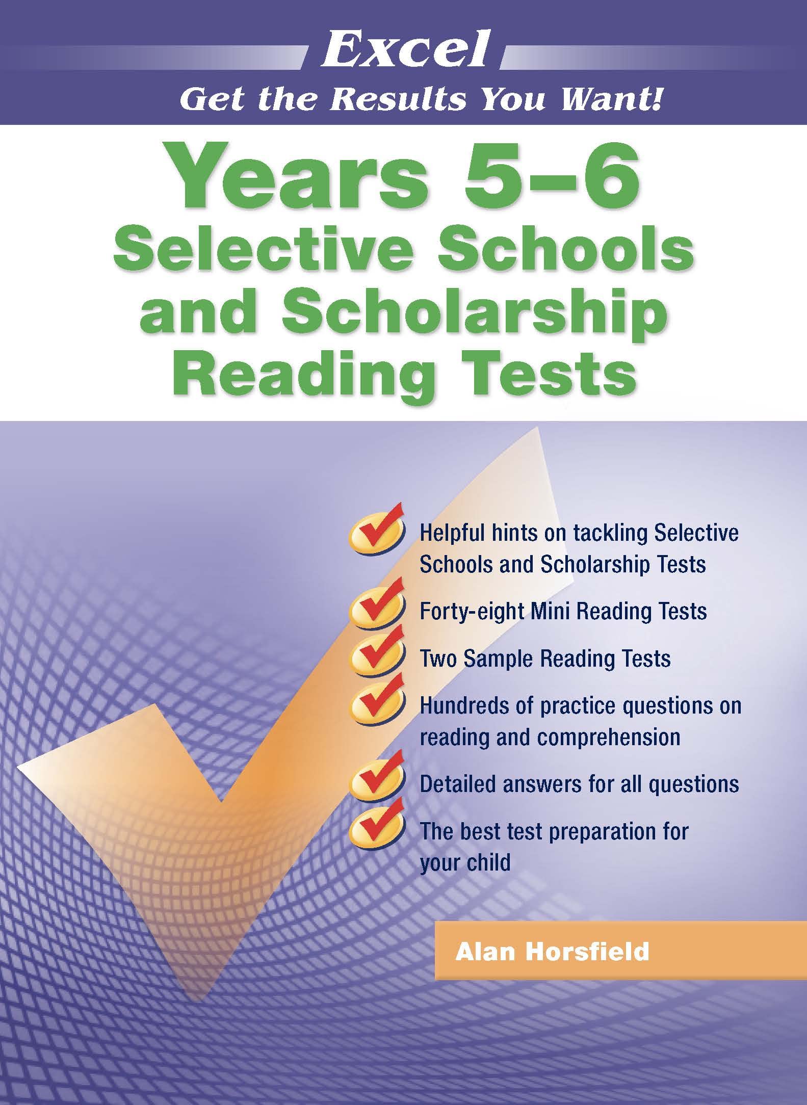 Excel Selective Schools and Scholarship Reading Tests Years 5&6 ...