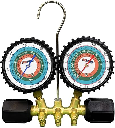 Amazon.com: HCPRO Manifold Gauge Set R32 R290 R600 Hydrocarbon ...