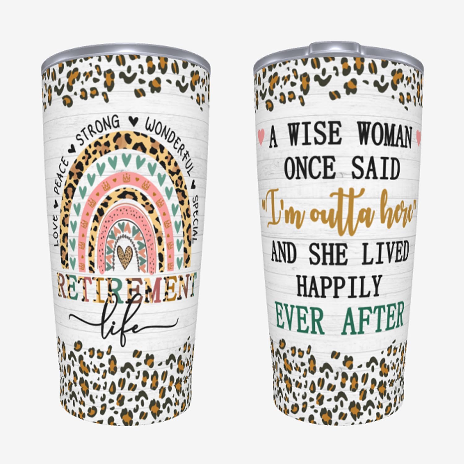 Amazon.com | ISSOUS Retirement Tumbler Mug 20 Oz,Retirement Gifts for ...