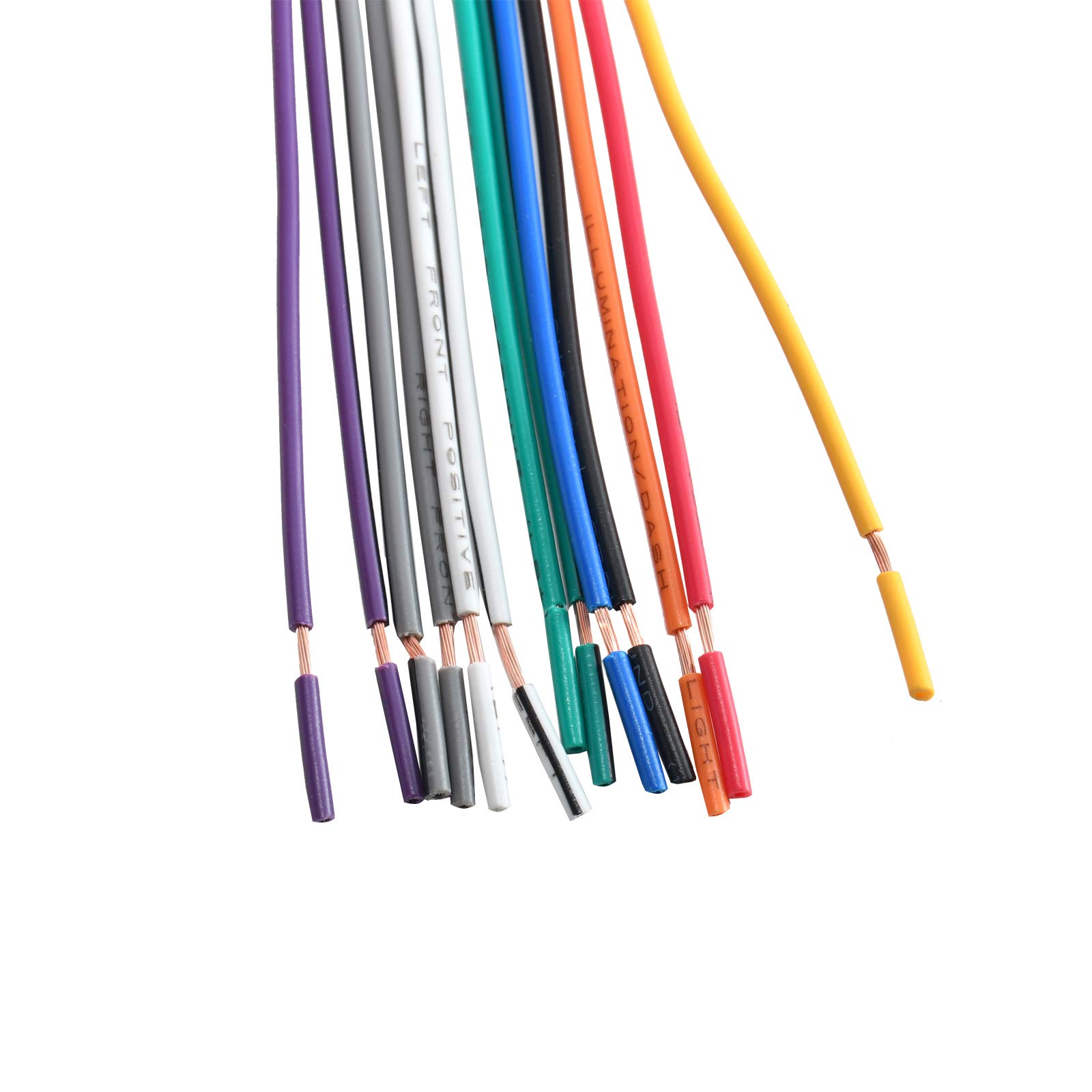 RED WOLF Car Radio ISO Wire Harness Adapter For Semi Truck Freightliner ...