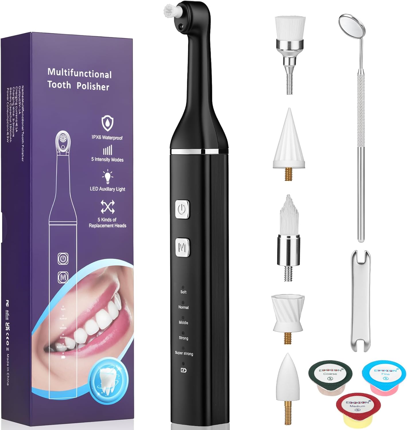 Tooth Polisher - SIQUER Teeth Whitening Kit, Plaque Remover for Teeth ...