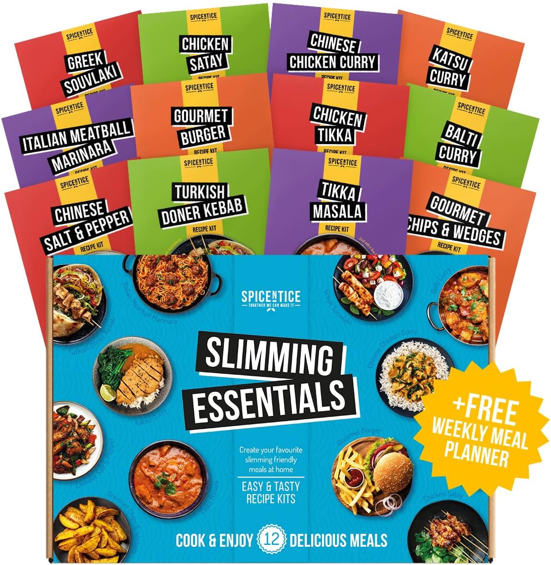 SPICE 'N' TICE Slimming Essentials - 12 Slimming Friendly Meal Spice ...
