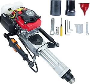 Amazon.co.jp: MOTOFUTURE Piling Machine, Engine Operated, Single Pipe ...